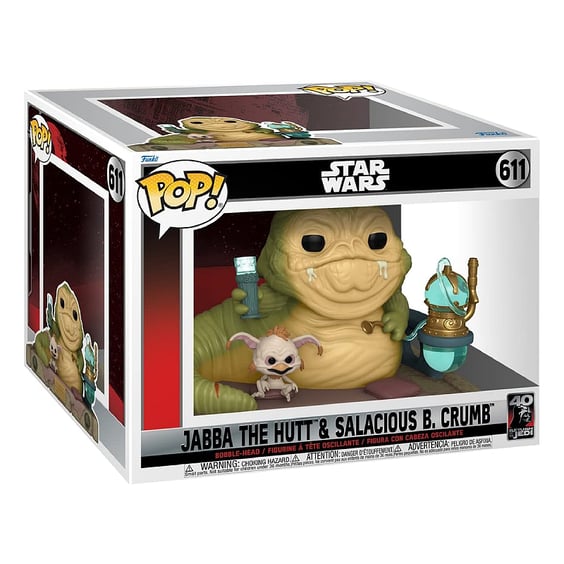 Фігурка Funko POP!: Star Wars: 40th Anniversary: Jabba The Hutt and ...