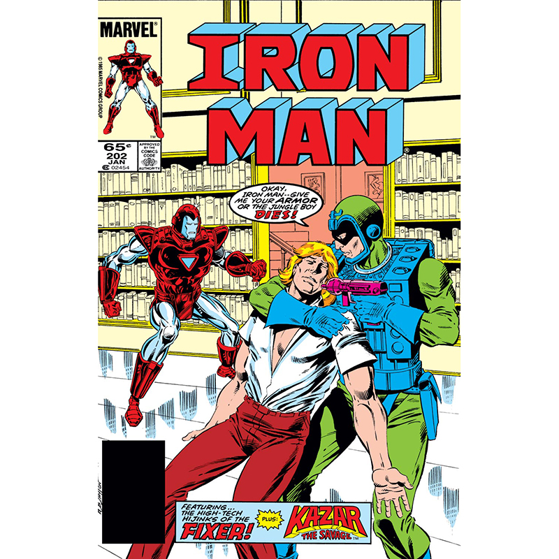Комикс Marvel. Iron Man. The Savage Goes West!. Volume 1. #202, (254140 ...