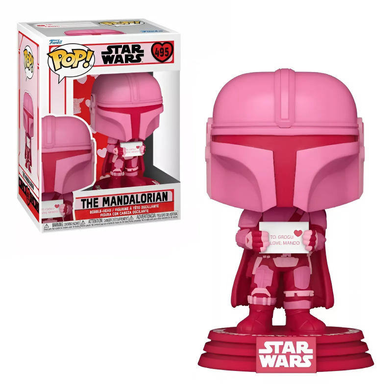 Фигурка Funko POP!: Star Wars: The Mandalorian (Valentine Editions ...