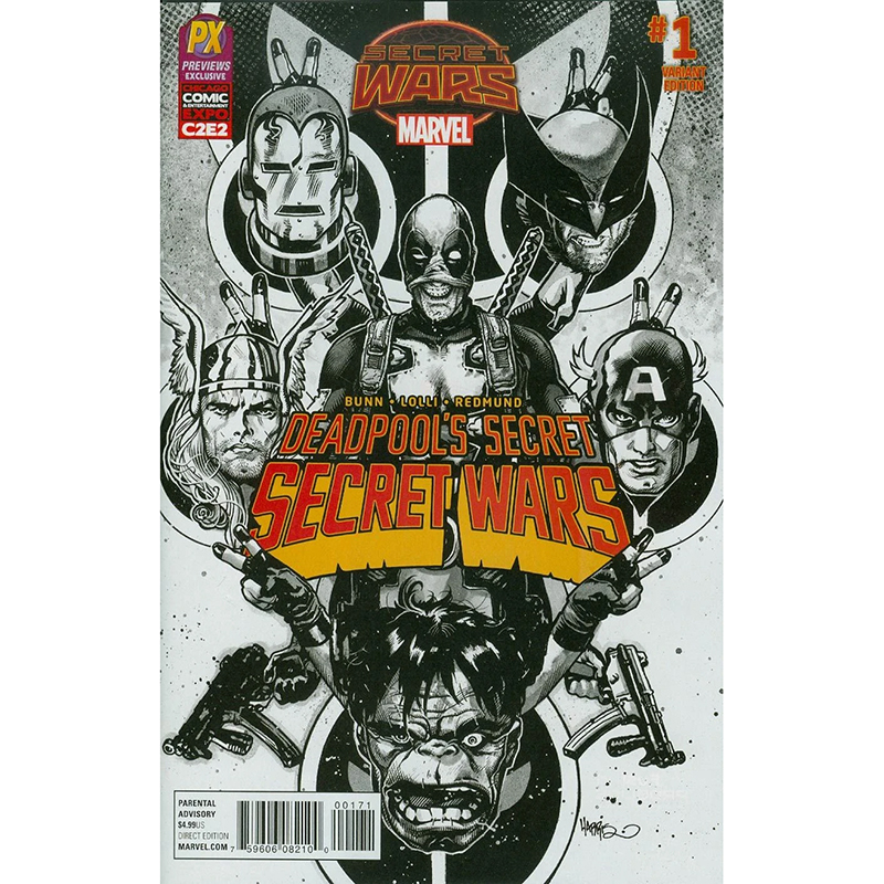 Комикс Marvel. Deadpool's Secret. Secret Wars. Volume 1. #1 (PX ...
